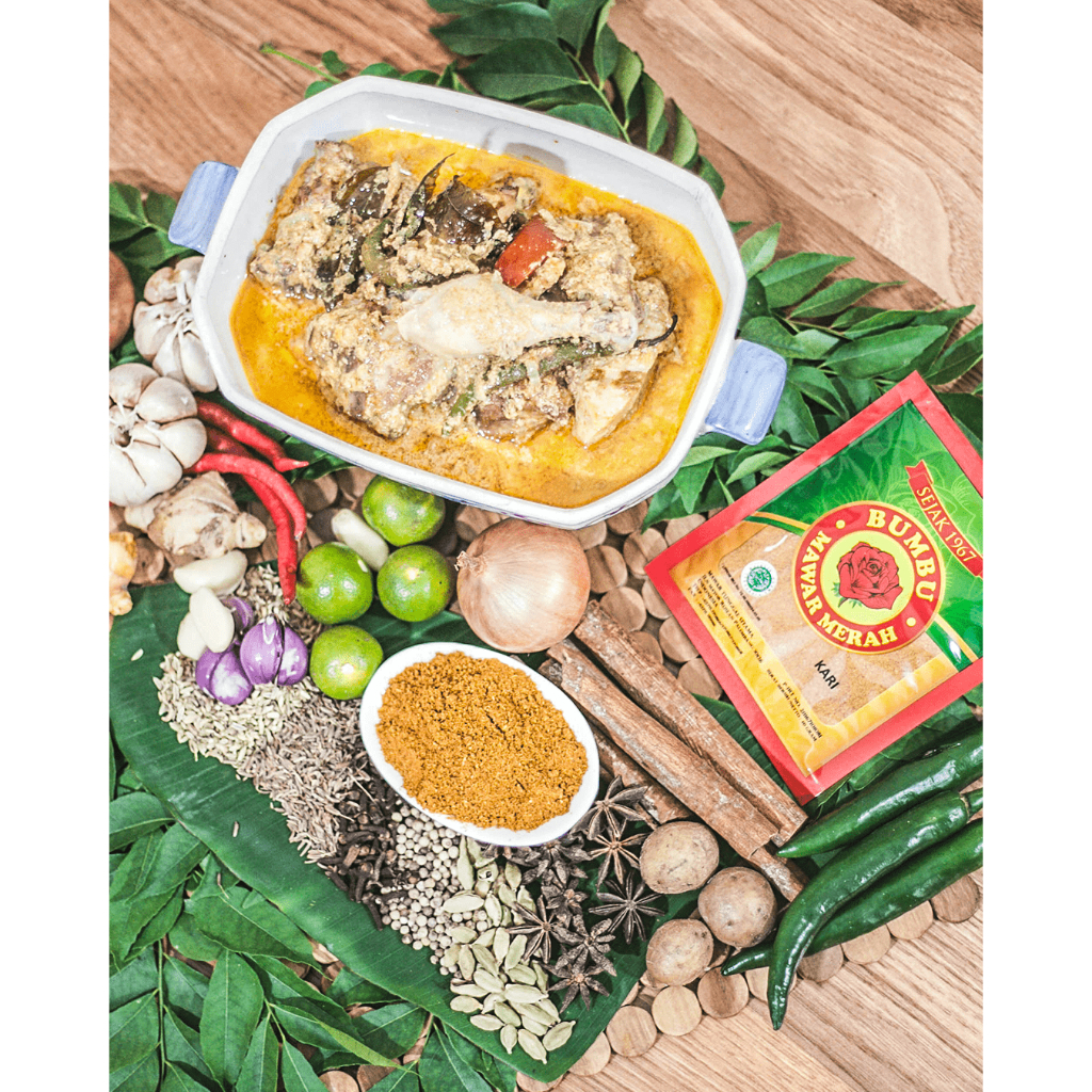 Jual Bumbu Masak KARI Cap Mawar Merah 40 gr l Bumbu Masak Instant ...