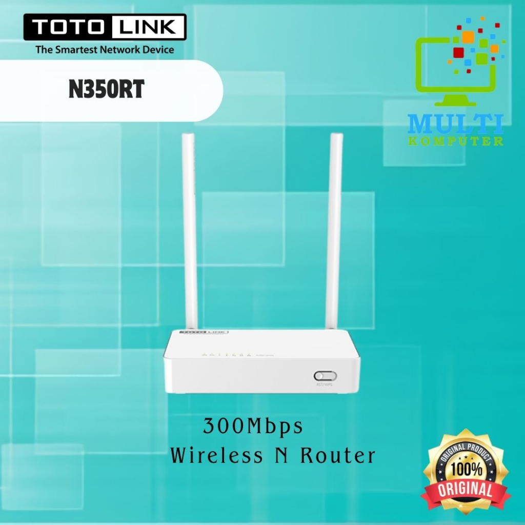 Jual Router Totolink N350RT Wireless 300Mbps Supported IPTV | Shopee ...