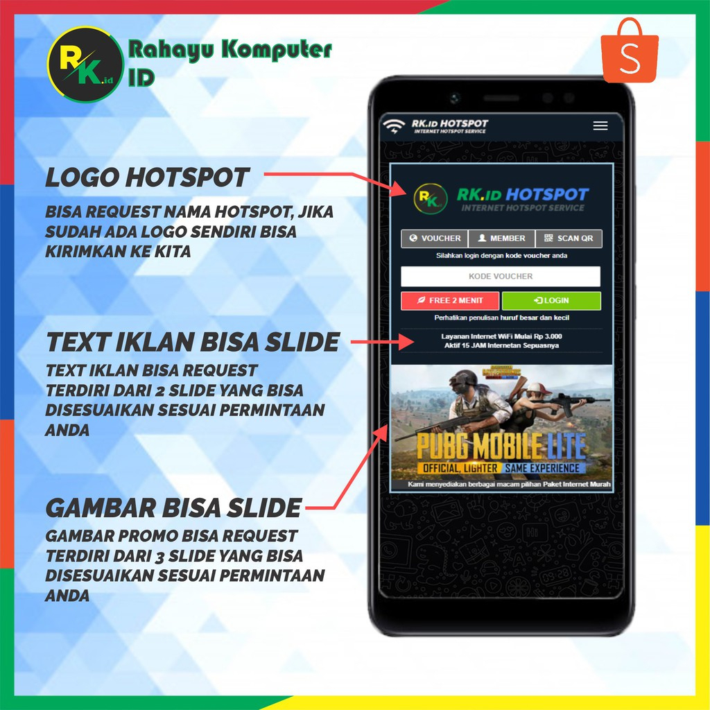Jual Login page Mikrotik premium dark mode | Shopee Indonesia