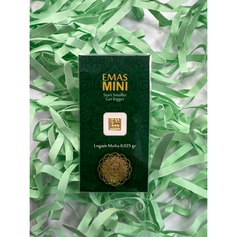 Jual Emas Mini 0,025 gram | Logam Mulia 24K | Shopee Indonesia