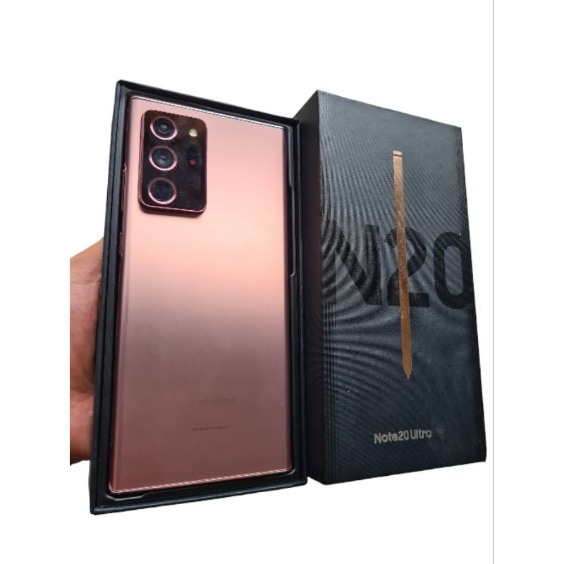 Jual SAMSUNG GALAXY NOTE 20 ULTRA RAM 8/256 MULUS FULLSET | Shopee ...