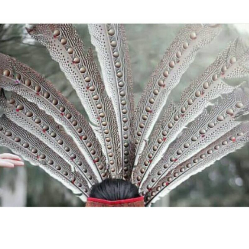 Jual assesoris penari Dayak bulu juai kuwau | Shopee Indonesia