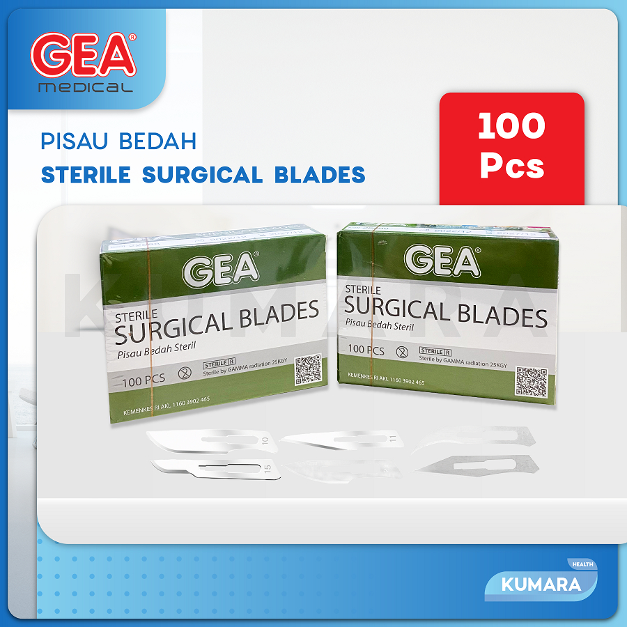 Jual GEA - Pisau Bedah Bisturi Blade / Surgical Blade / Mata Pisau ...