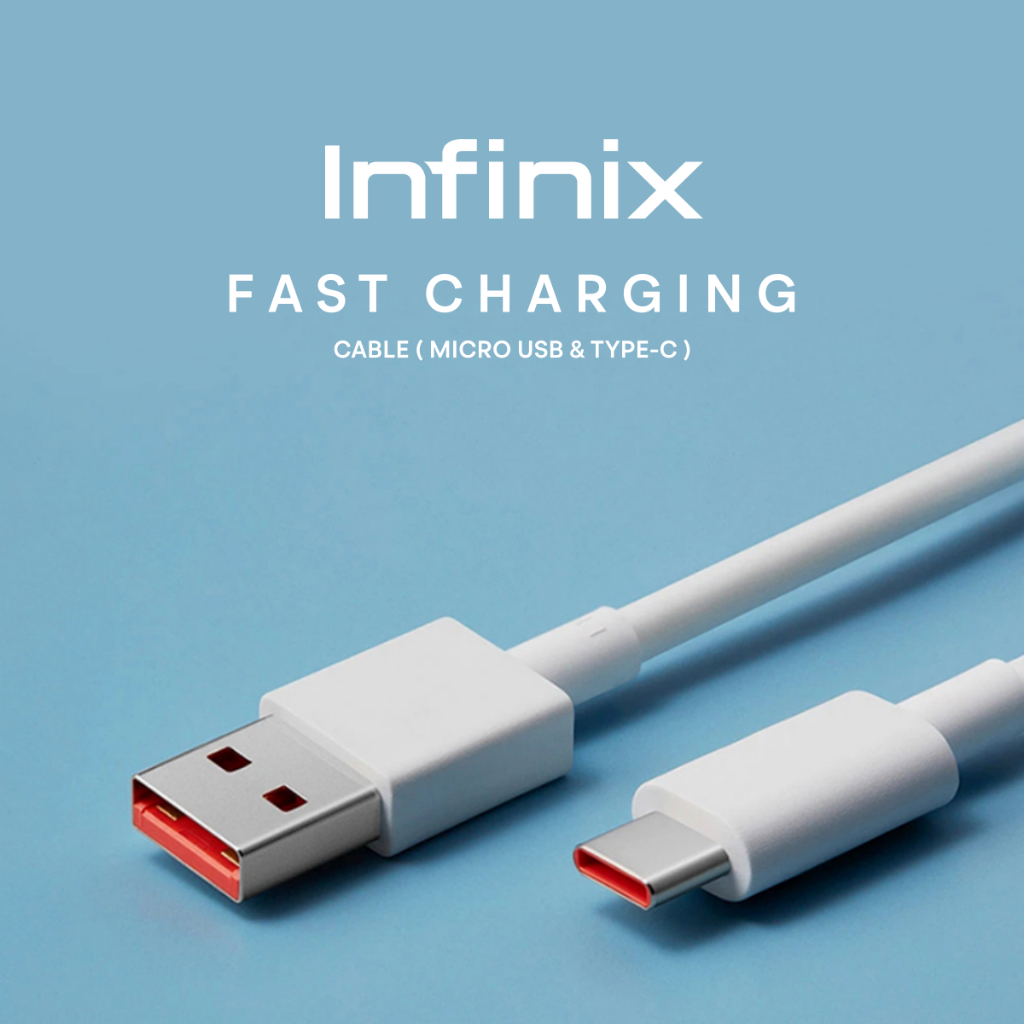 Jual Kabel Data Infinix Type C & Micro USB Fast Charging Original ...