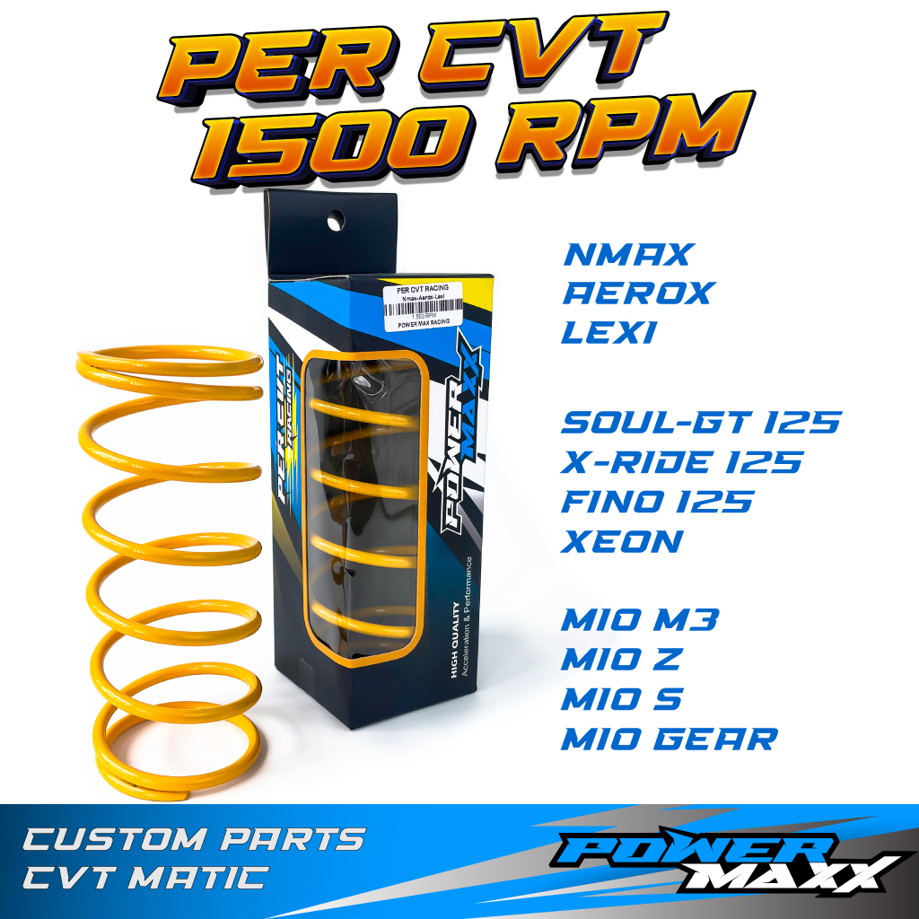 Jual PER CVT 1500 RPM nmax lexi aerox mio m3 z gear s x soul gt ride x ...