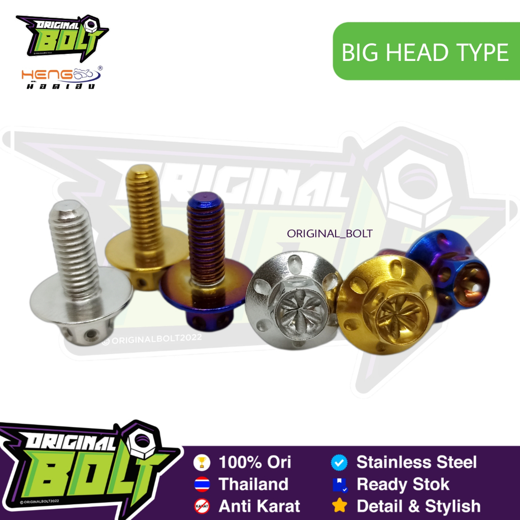 Jual Baut Body Probolt HENG THAILAND Honda Sonic CB 150 R Drat Halus ...