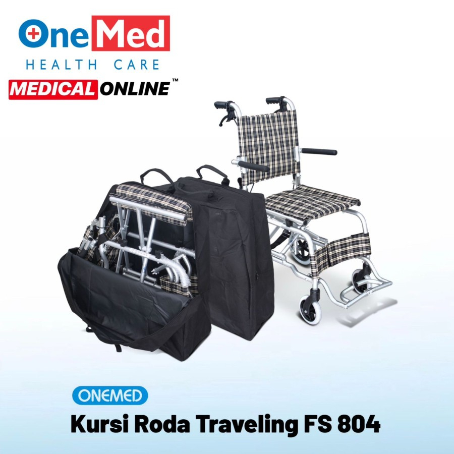 Jual KURSI RODA TRAVEL ONEMED ALUMIINIUM SQ 804L MEDICAL ONLINE ...