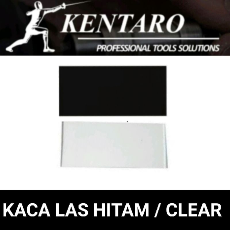 Jual kaca las hitam / clear 108x50x3mm kentaro | Shopee Indonesia