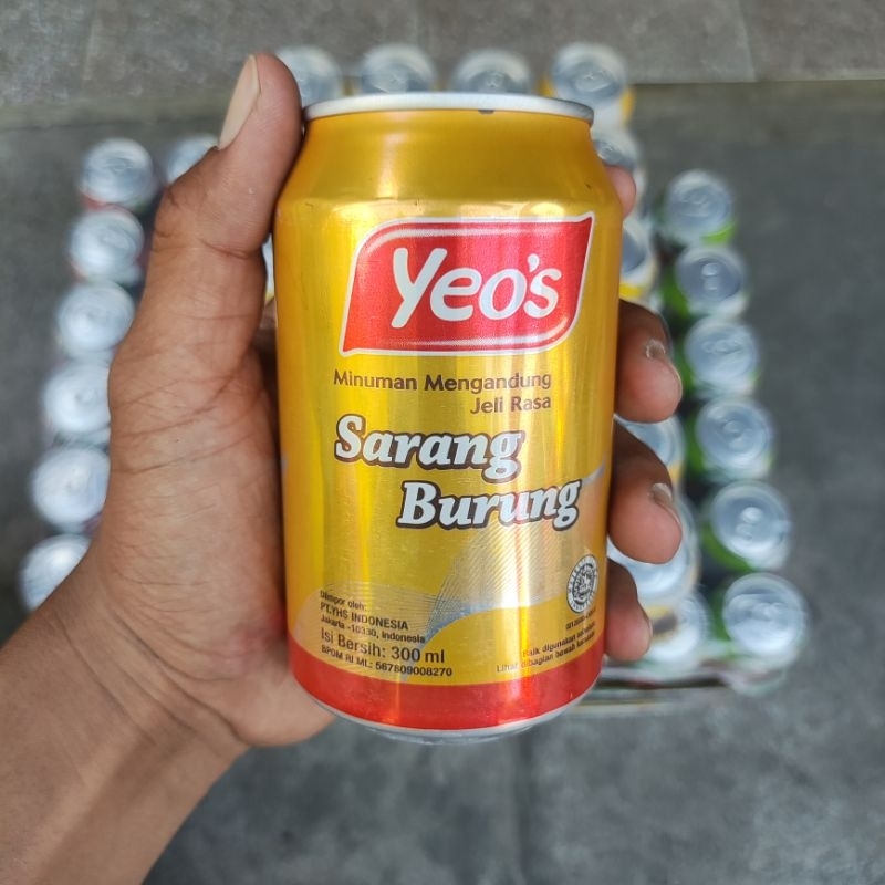 Jual Yeos Cincau Kundur Krisentimum Sarang Burung Leci Soya Kaleng 300ml 1 Dus Shopee