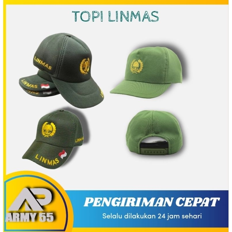 Jual Topi Linmas/ Topi Hansip/ Topi Linmas Murah | Shopee Indonesia
