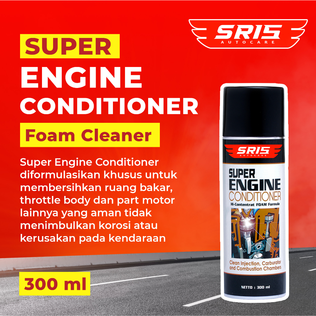 Jual SR15 Super Engine Conditioner 300ml Foam Pembersih Ruang Bakar ...