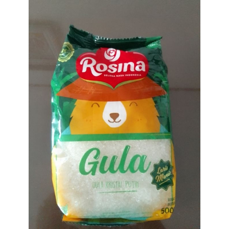Jual GULA PASIR ROSINA 500GR | Shopee Indonesia
