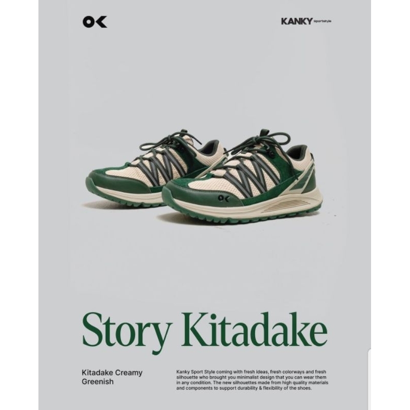 Jual Sepatu Kanky Story Kidatake Greenish Creamy | Shopee Indonesia