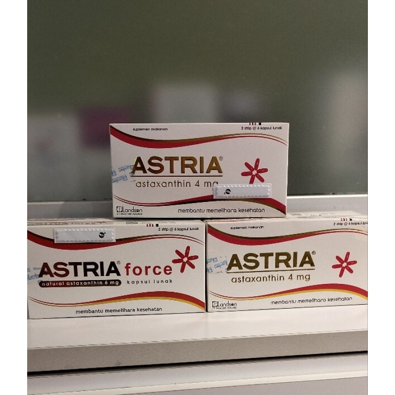 Jual PROMO ASTRIA ASTAXANTHIN 4MG 6MG MURAH ORI | Shopee Indonesia