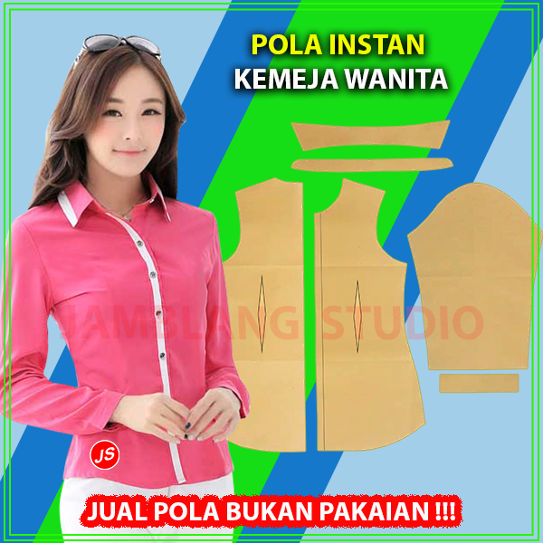 Jual Pola Instan Kemeja Wanita | Shopee Indonesia