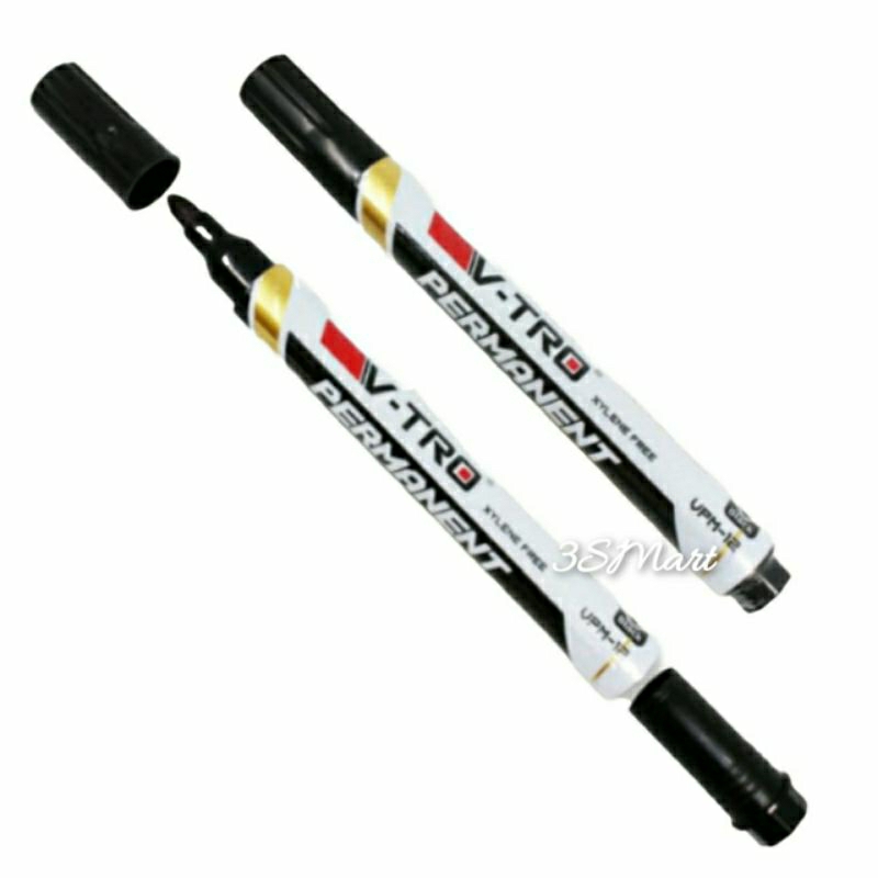 Jual SPIDOL HITAM PERMANEN / HARGA SATUAN / SPIDOL V-TRO HITAM ...