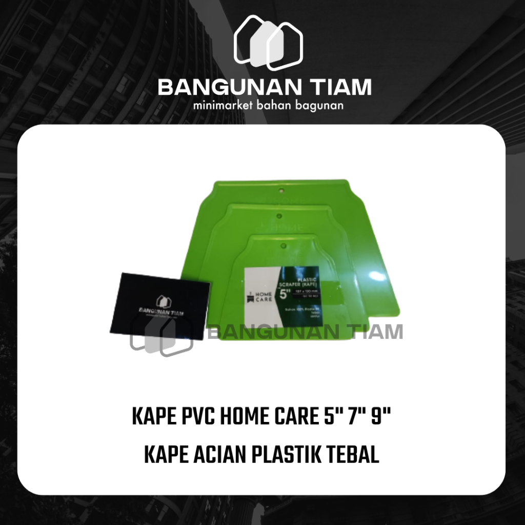 Jual KAPE PVC 5" 7" 9" Inch HOMECARE TEBAL ~ PUTTY SCRAPER ACIAN TEMBOK ...