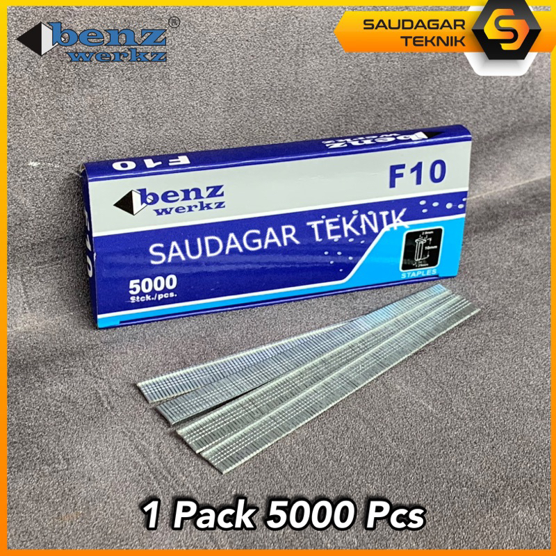 Jual BENZ Isi Staples Paku Tembak F10 Model Lurus Refill Mesin Staples ...