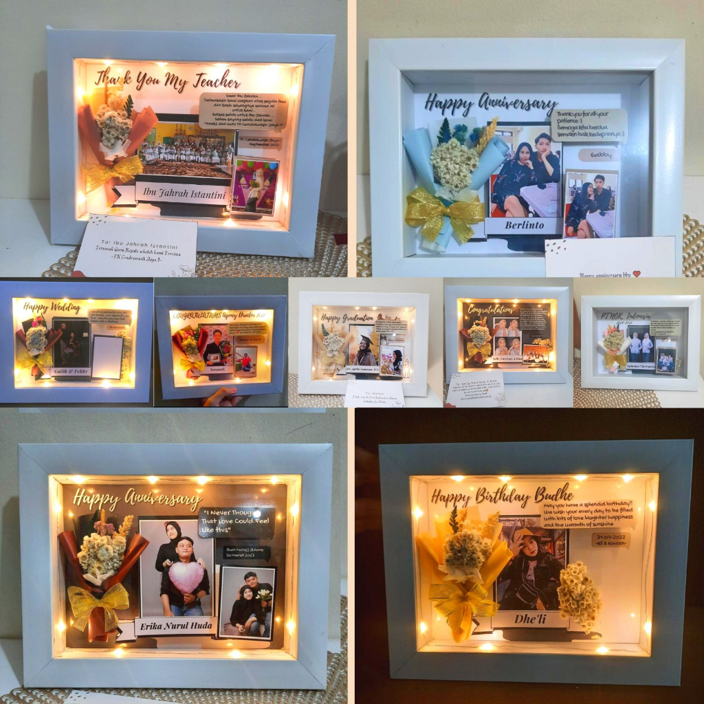 Jual PART 2 I Pop Up photo| Scrapbook | 3D photo frame| Bingkai 3D ...