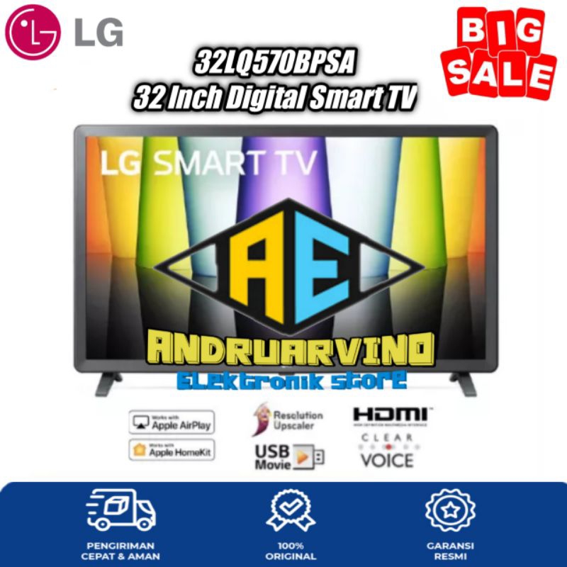 Jual LG 32LQ570BPSA LED SMART TV 32 INCH DIGITAL TV GARANSI RESMI LG ...