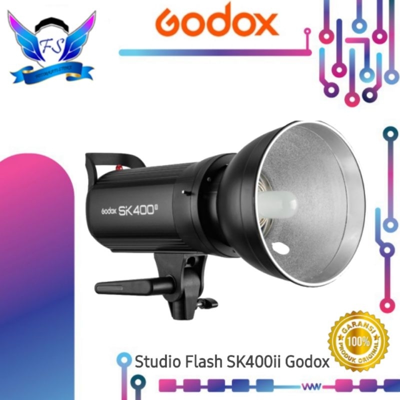 Jual Lampu Studio Flash SK400ii SK400ii-V SK400iiV Sk400ii GODOX 400WS ...