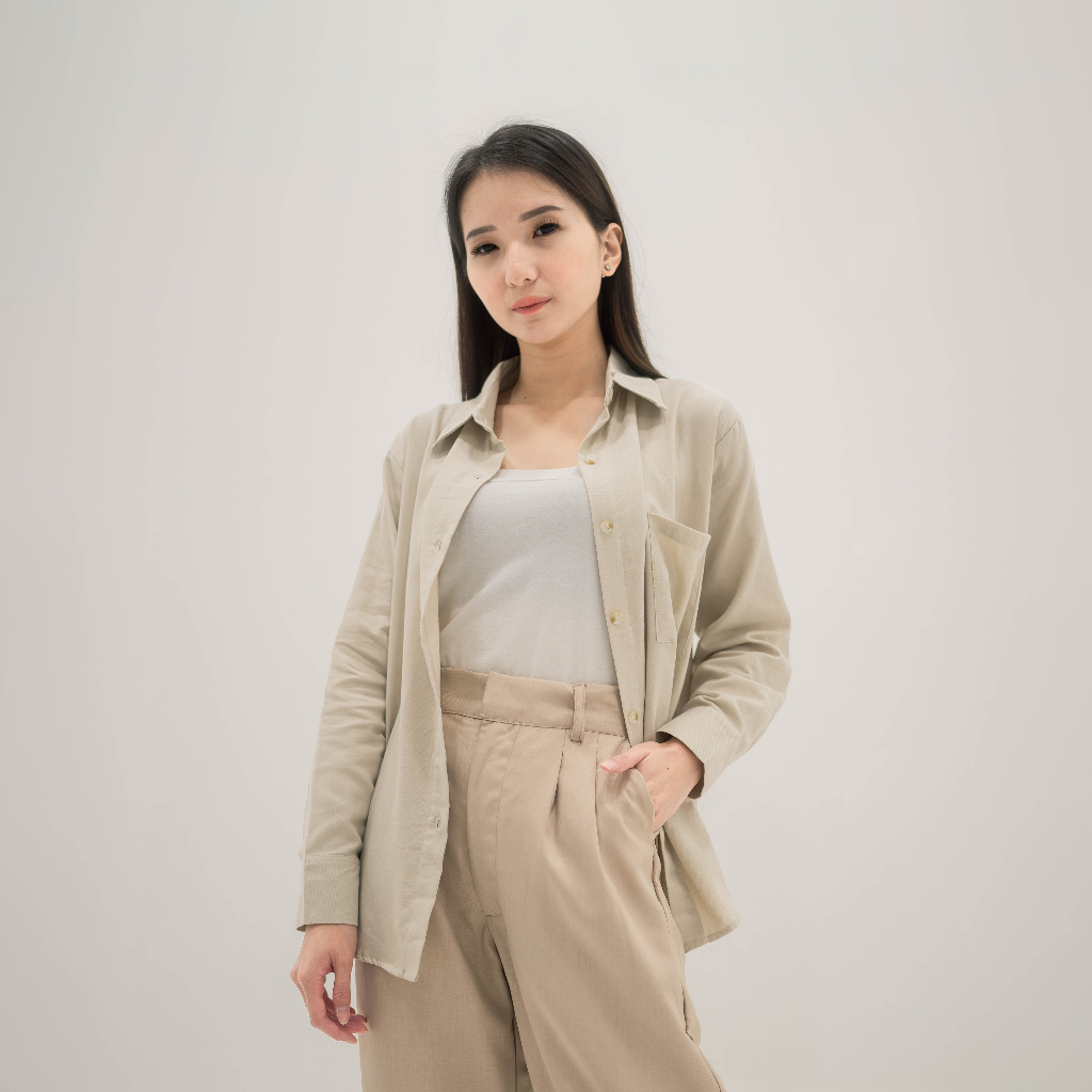 Jual Kemeja Flannel Wanita | Riko Shirt | HULM | Shopee Indonesia