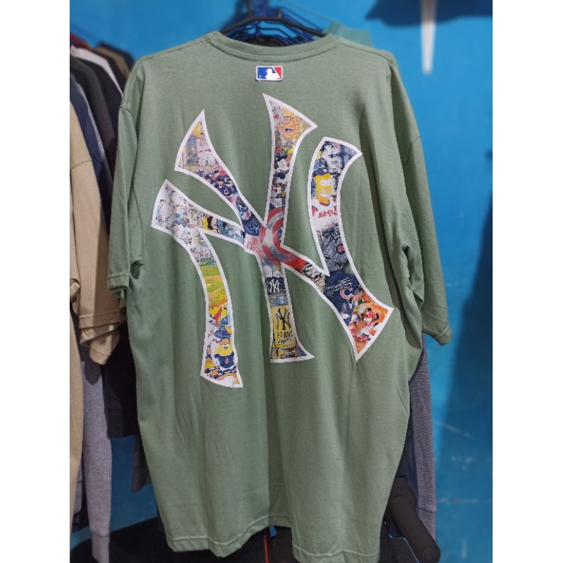 Jual kaos MLB NY OVERSIZE | Shopee Indonesia
