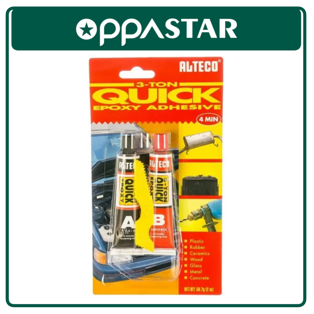 Jual Lem ALTECO 3 Ton Quick EPOXY ADHESIVE 56.7 gr Japan - Lem Besi 4 ...