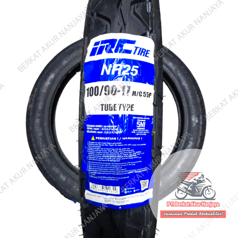 Jual IRC NR25 100/90-17 Ban Motor Bebek Non Tubeless (TT) | Shopee ...