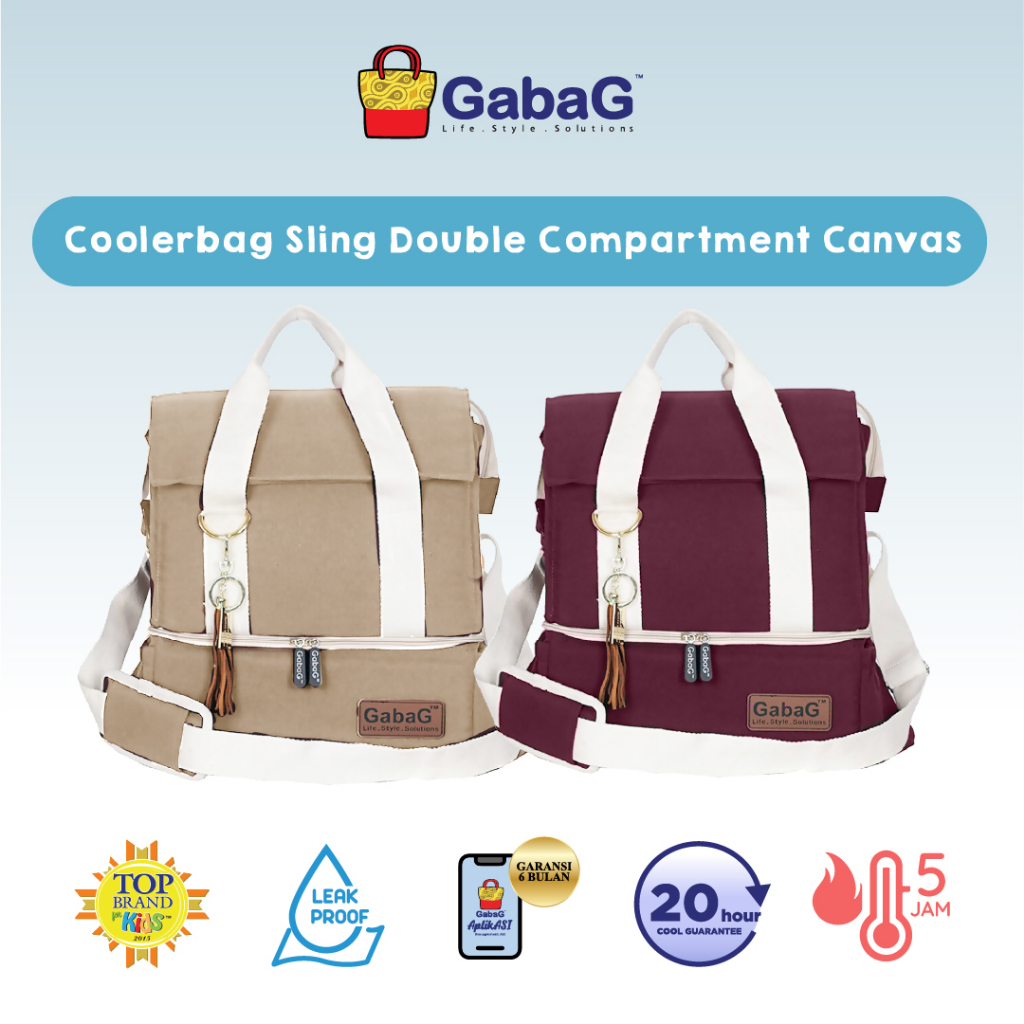 Jual Gabag Executive / Tas Gabag Caramel , Rose , Adina | Shopee Indonesia