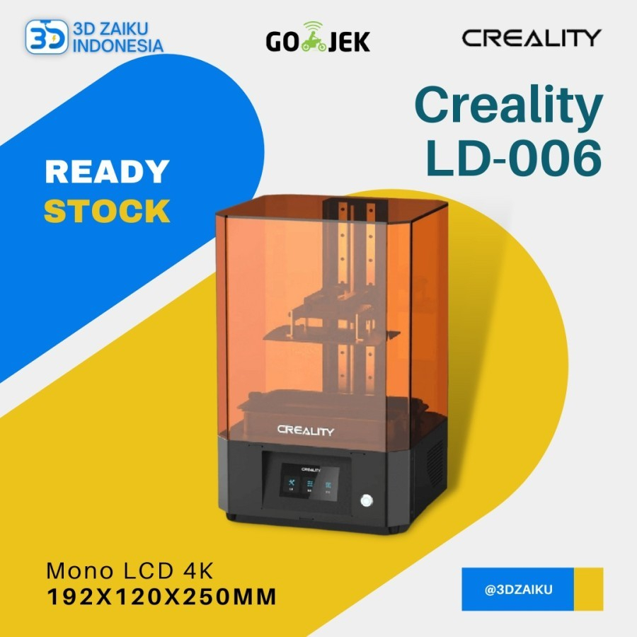 Jual Original Creality LD-006 Resin 3D Printer MONO 4K Ultra Detail LCD ...