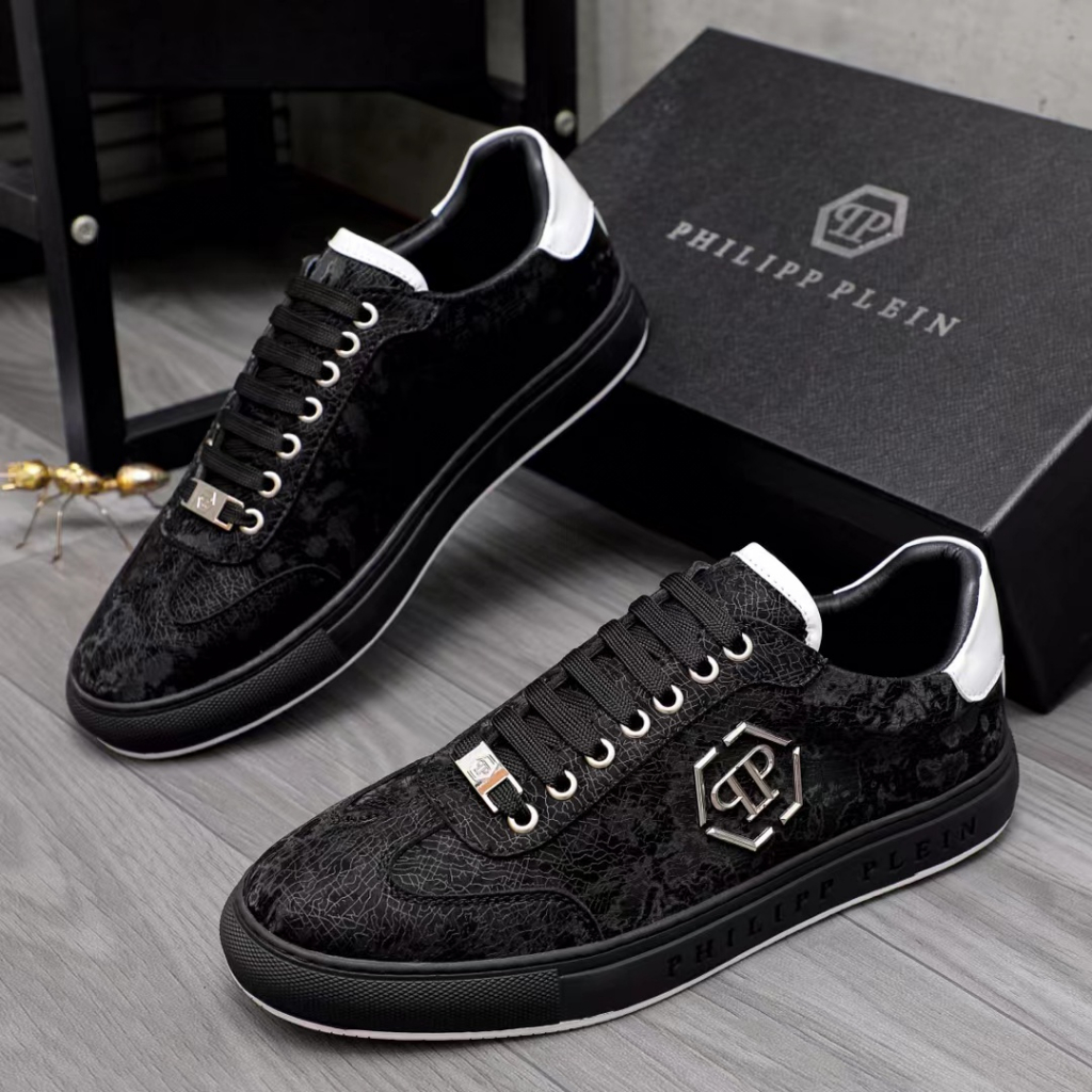 Jual sepatu pria philipp plein sneaker cowok mirror men shoes run away ...