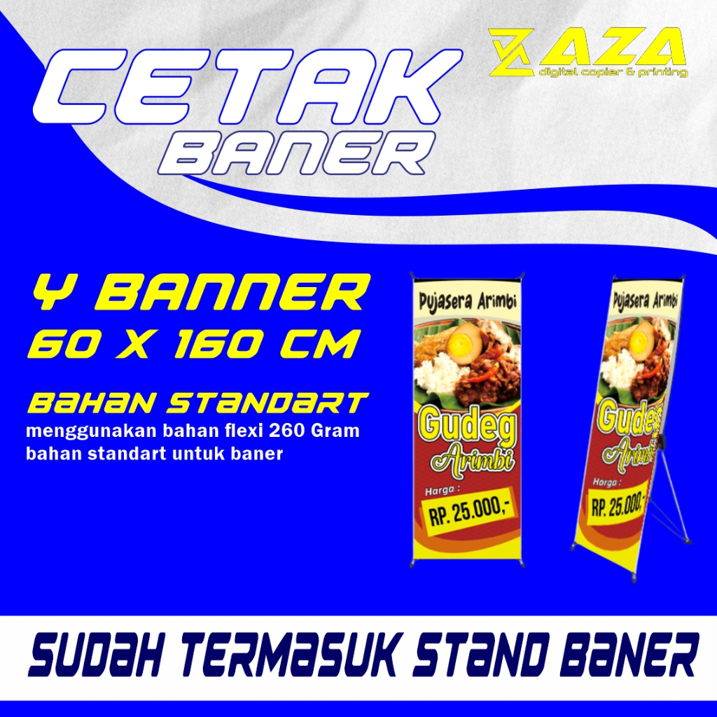 Jual Paket Y Banner TERMURAH (X-Banner termasuk Rangka Penyangga ...