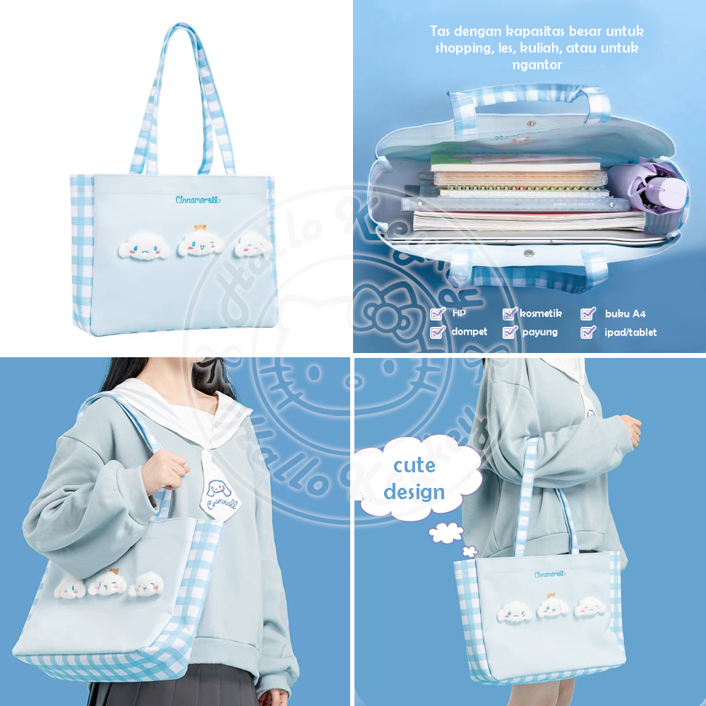 Jual tas sandang bahu shoulder tote bag cinnamoroll original sanrio ...