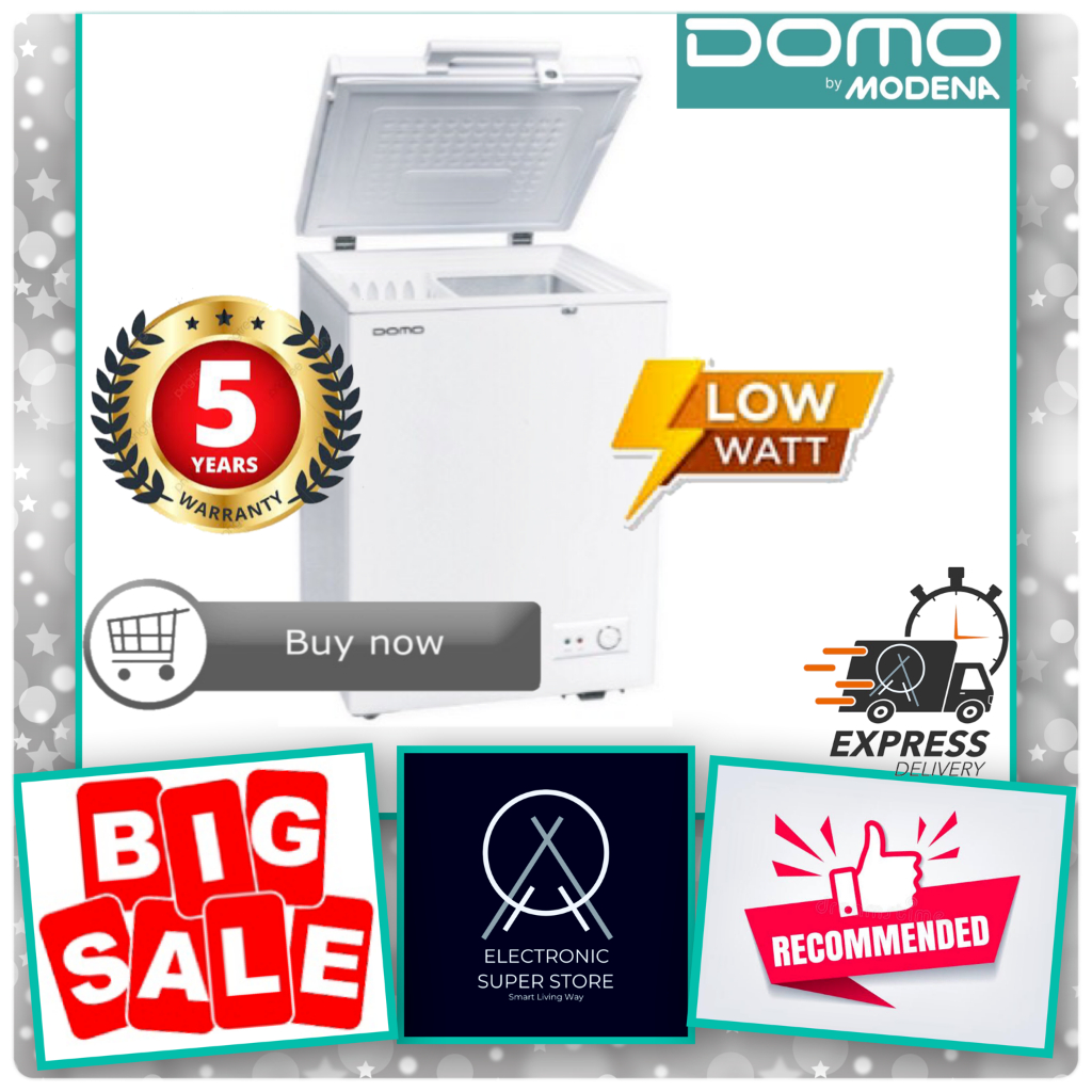 Jual DOMO BY MODENA CHEST FREEZER BOX 116L DF 0120 DF0120W POWER DUO FREEZER COOLING DOMO LOW ...