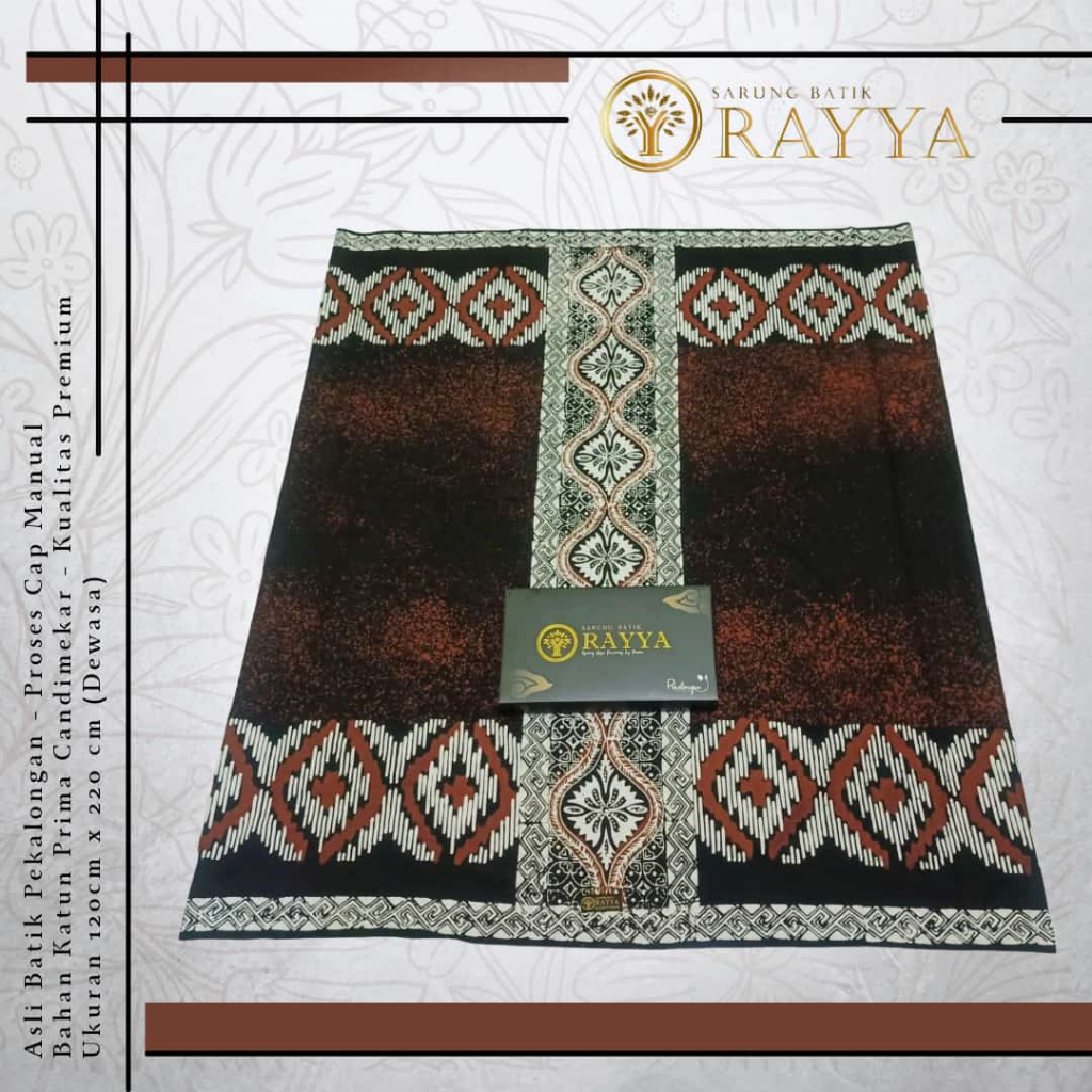 Jual Sarung Batik Rayya RY.502 - Asli Batik Pekalongan Proses Cap Malam | Shopee Indonesia