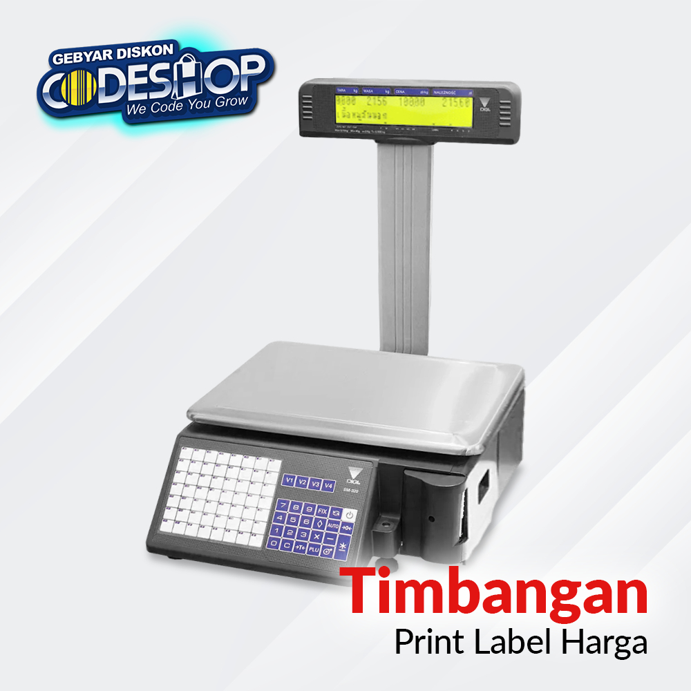 Jual DIGI SM-320P Timbangan Digital Pole Display Timbangan Buah Minimarket Tipe 15 Kg | Shopee ...