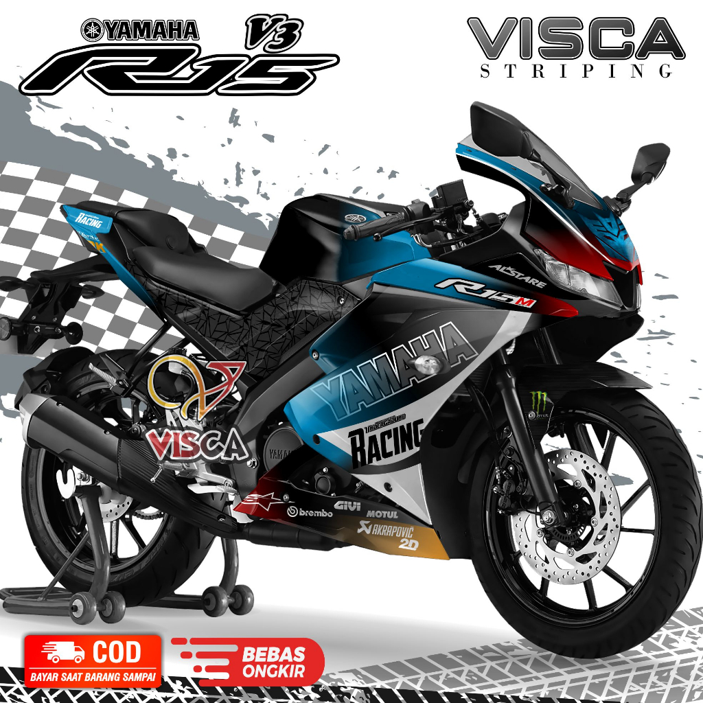 Jual Decal R15 V3 Full Body - Stiker R15 V3 Full Body - Dekal R15 V3 ...