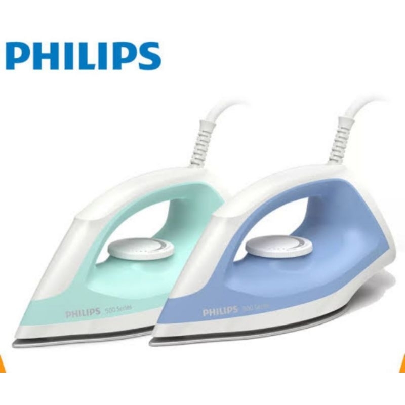 Jual PHILIPS SETRIKA SERI 500 HIJAU DAN BIRU DST 0510 | Shopee Indonesia