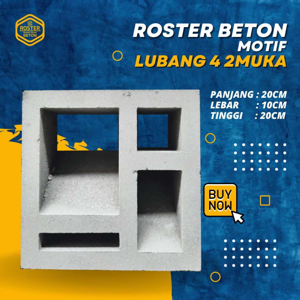 Jual Roster Beton Minimalis untuk dekorasi rumah Atau Loster Beton ...