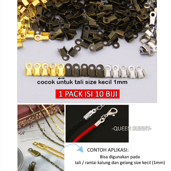 Jual Stopper Kecil untuk Tali 1mm Ujung Tali Pengait Belakang Tali ...