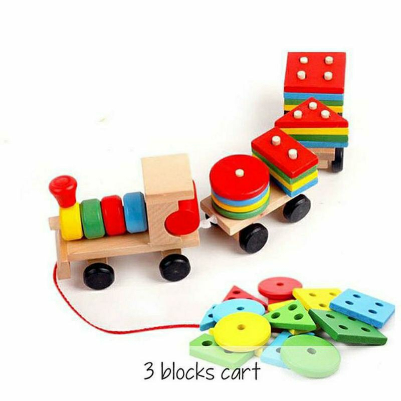 Jual Puzzle Kereta Geometri/ Geometry Train Puzzle | Shopee Indonesia