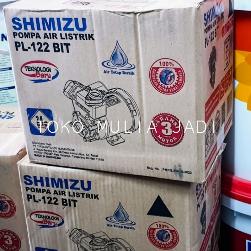 Jual Pompa air SHIMIZU PL 122 BIT manual / mesin non auto otomatis ...