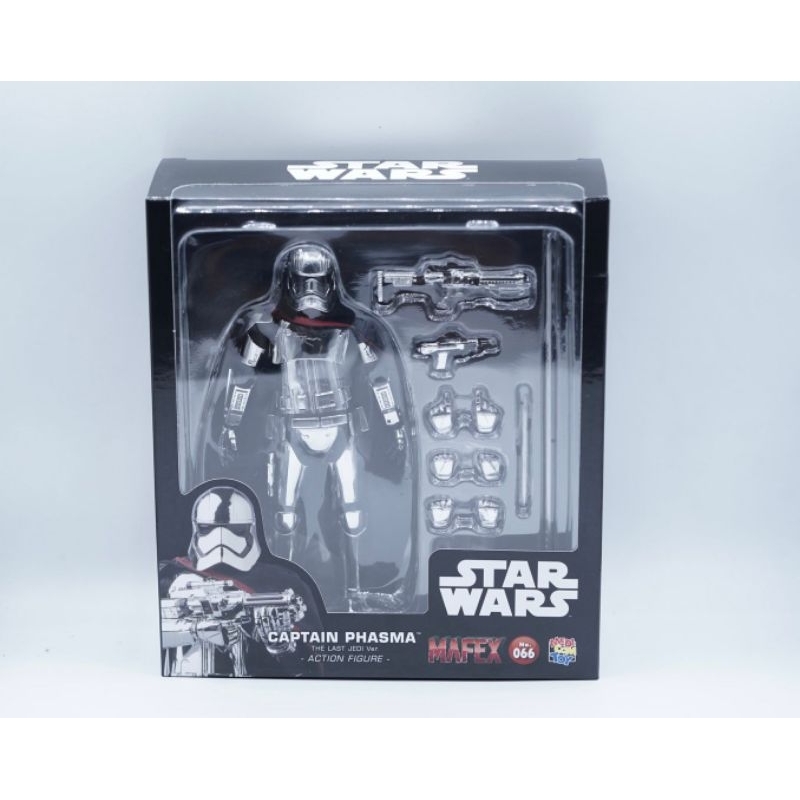 Jual Mafex Star Wars Captain Phasma 066 The Last Jedi Action Figure ...