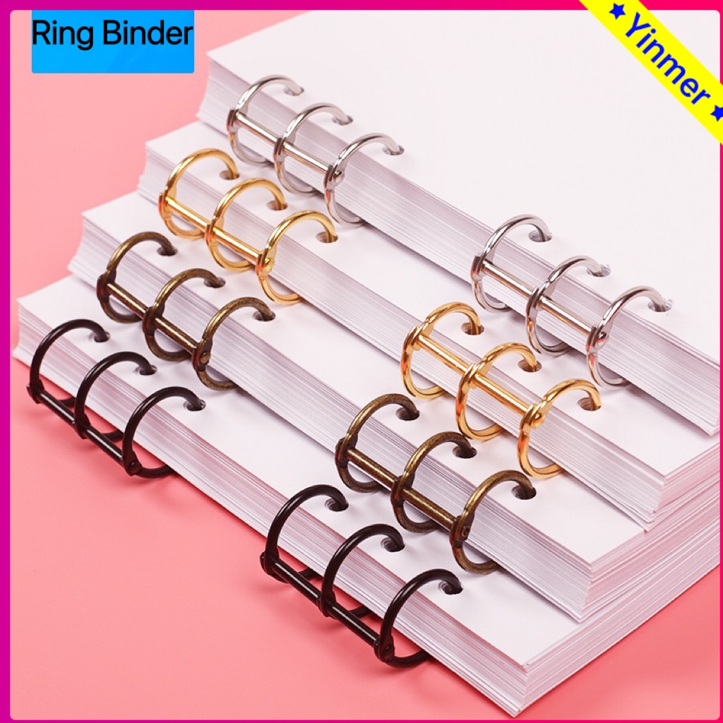 Jual COD Ring Binder Tulang A4 A5 B5 Loose Leaf Binding Strip 30 Lubang ...