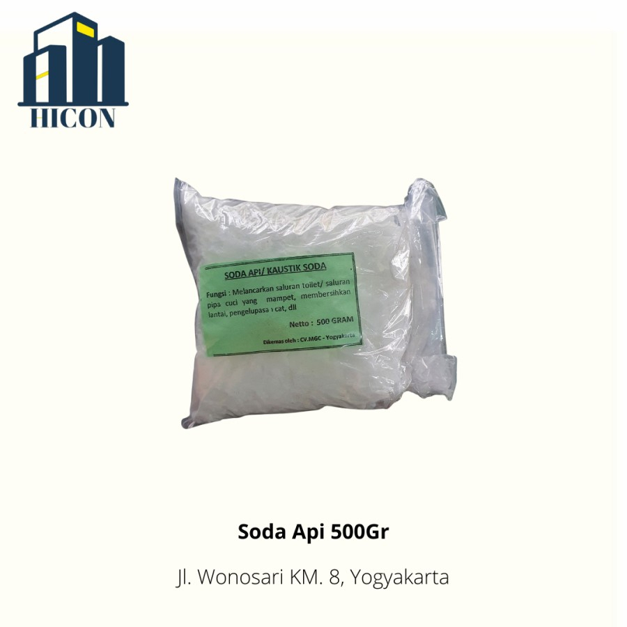 Jual Soda Api 500gr / Anti Sumbat / Caustic Soda / NaOH | Shopee Indonesia