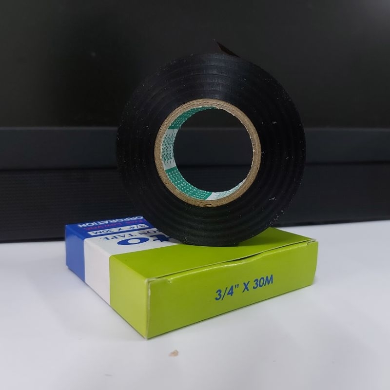 Jual Isolasi Listrik Hitam Nitto PVC / Hitam | Shopee Indonesia