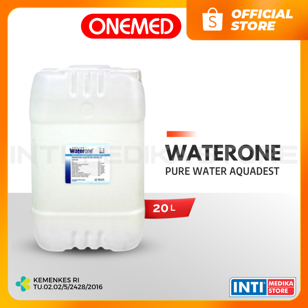 Jual ONEMED - WATERONE 20 Liter | Pure Water Aquadest | Air Tabung ...