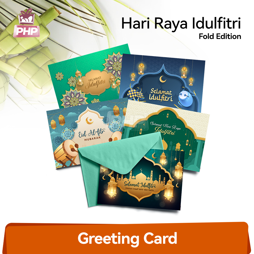 Jual Greeting Card Kartu Ucapan Parsel & Hampers - Lebaran / Idul Fitri ...