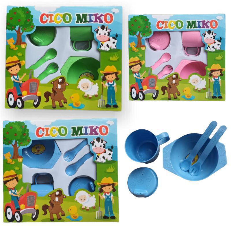 Jual Feeding set baby Tempat makan bayi Chico miko | Shopee Indonesia